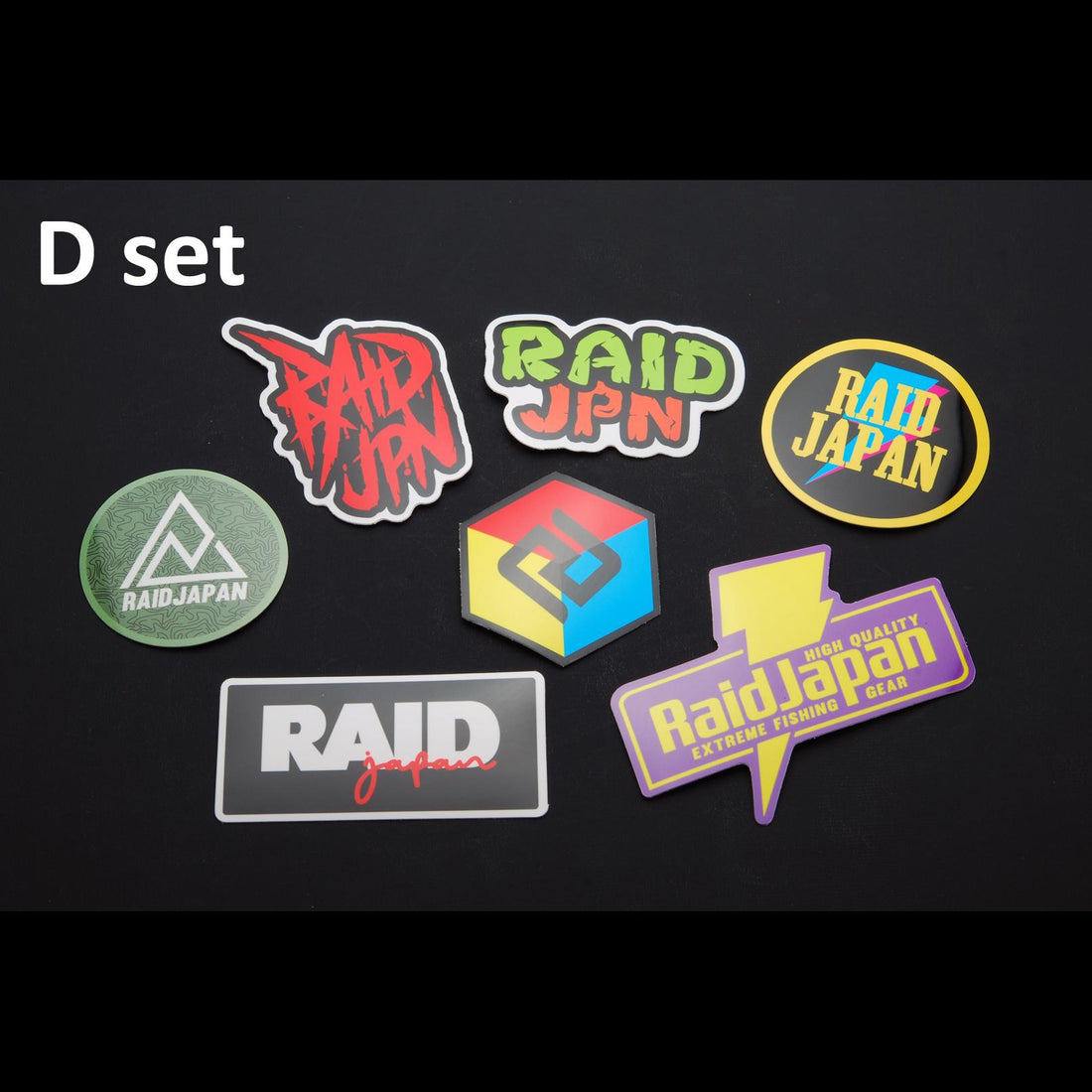 RAID JAPAN 7 STICKERS PACK – ATLAS MALL